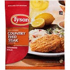Tyson Country Fried Steak Beef Pattie Fritters