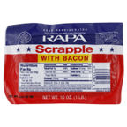 Rapa Scrapple - With Bacon, 16 oz