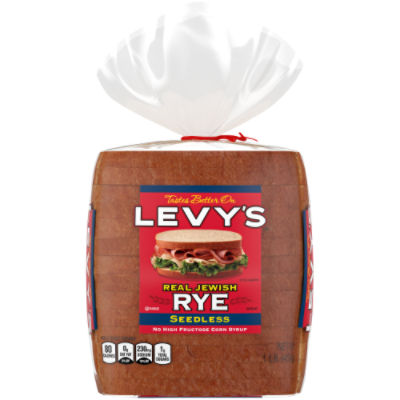 Levy's Real Jewish Rye Seedless, Bread