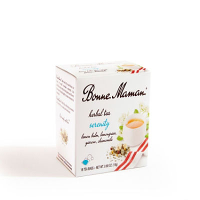 Bonne Maman Serenity Lemon Balm, Lemongrass, Yarrow, Chamomile Herbal ...