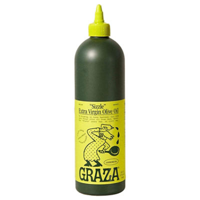Graza "Sizzle" Extra Virgin Cooking Olive Oil, 25.3 fl oz - Gourmet