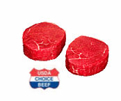 USDA Choice Beef Eye Round Steak, 1.3 pound