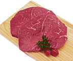 USDA Choice Beef Boneless Bottom Round Steak, Thin Cut, 1 pound
