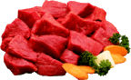USDA Choice Beef Top Round Beef Stew, Family Pack