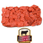 Certified Angus Beef Round Cubes for Stew, 1.3 pound