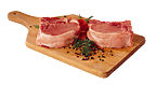 Fresh Center Cut Pork Rib Chop, Bone-In, Family Pack, 3.2 pound