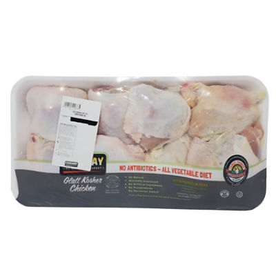 Kosher Family Pack Bone-In Thighs, 3.5 pound