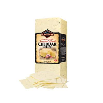 Black Bear Garlic Flavored Cheddar Cheese
