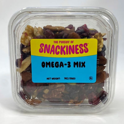 SNACKINESS OMEGA 3 MIX, 7 oz