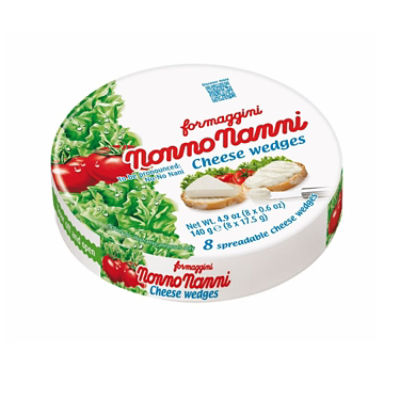 NONNO NANNI SPREADABLE CHEESE WEDGES