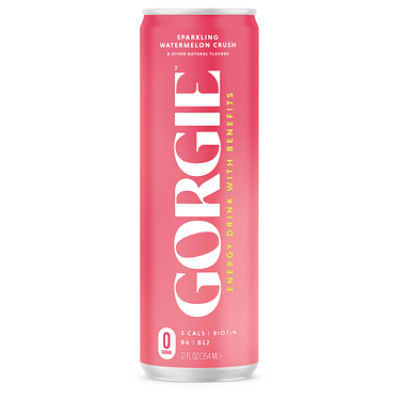 Gorgie Sparkling Watermelon Crush Energy Drink, 12 fl oz - Gourmet