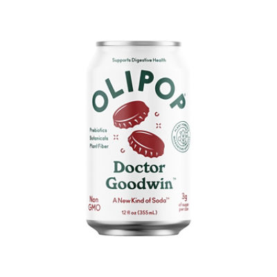 OLIPOP Doctor Goodwin, A New Kind of Soda 12 fl oz