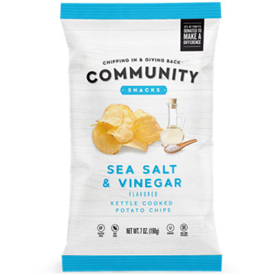 Community Snacks Sea Salt and Vinegar, 7 oz