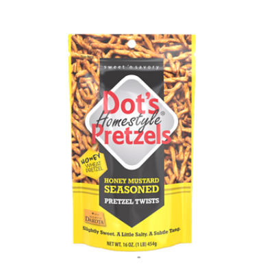 DOTS HOMESTYLE PRETZELS HONEY MUSTARD PRETZELS, 16 oz