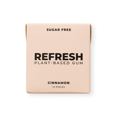 REFRESH GUM CINNAMON PLANT BASED GUM