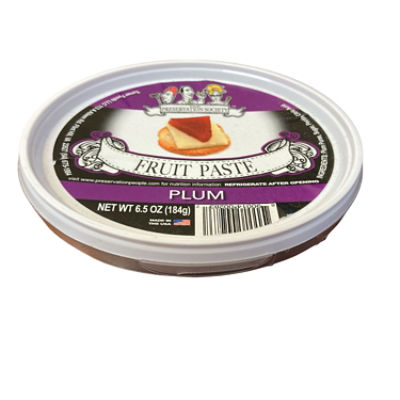 PRESERVATION SOCIETY FRUIT PASTE PLUM 6.5ounce , 6.5 oz - Fairway
