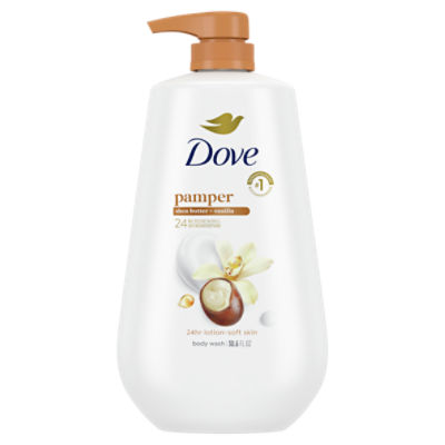 Dove Body Wash with Pump Pampering Shea Butter & Vanilla 30.6 oz - ShopRite