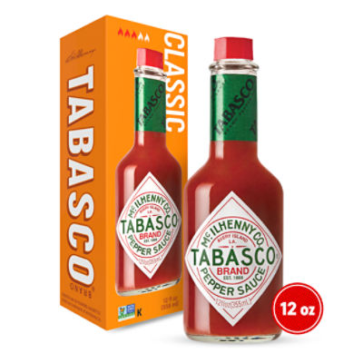 TABASCO® Original Red Pepper Sauce, 12 oz - The Fresh Grocer
