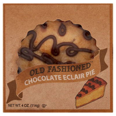 Old Fashioned Chocolate Eclair Pie, 4 oz - The Fresh Grocer
