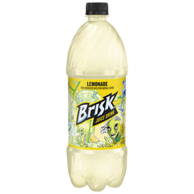 Brisk Juice Drink, Lemonade, 1 Liter
