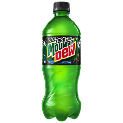 Mtn Dew Zero Sugar Dew Soda, Citrus, 20 Fl Oz