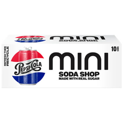 Pepsi-Cola Mini Soda, 7.5 oz, 10 count