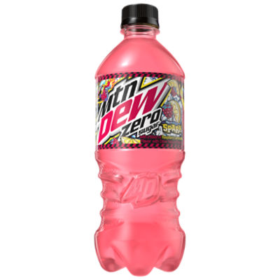 Mtn Dew Zero Sugar Spark Raspberry Lemonade Soda 20 Fl Oz