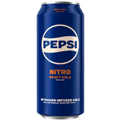 Pepsi Nitro Nitrogen Infused Cola, Draft Cola Natural Flavor, 13.65 Fl ...