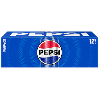 Pepsi Soda Cola 12 Fl Oz 12 Count