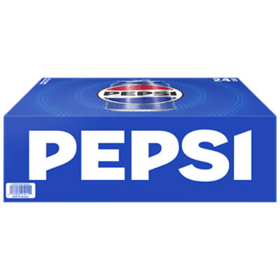 Pepsi Soda Cola 12 Fl Oz 24 Count Cans Box - ShopRite