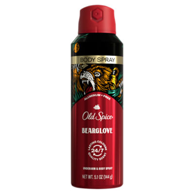 Old Spice Bearglove Underarm & Body Spray, 5.1 oz - ShopRite