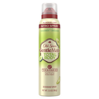 Old Spice GentleMan's Total Body Deodorant Nitro Spray, 3.5 oz - ShopRite