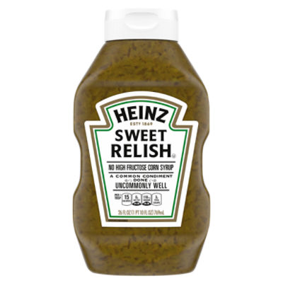 Heinz Sweet Relish, 26 fl oz Bottle