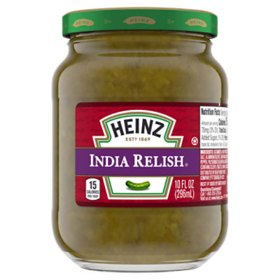 Heinz India Relish, 10 fl oz Jar - ShopRite
