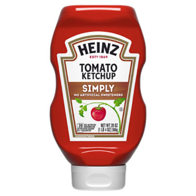 Heinz Simply Simply Tomato with No Artificial Sweeteners, Ketchup