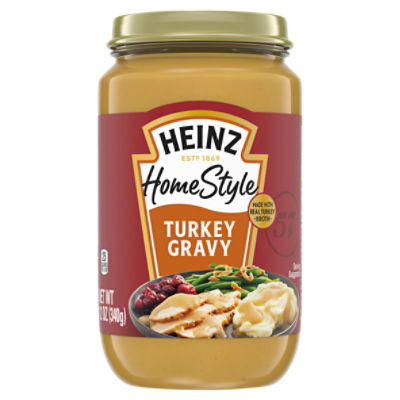 Heinz HomeStyle Roasted Turkey Gravy, 12 oz Jar