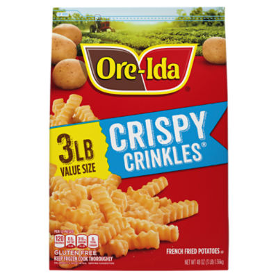 Ore-Ida Golden Crinkles French Fried Potatoes Value Size, 48 oz - ShopRite