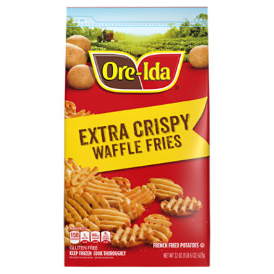 Ore-Ida Golden Waffle French Fries Fried Potatoes, 22 oz Bag - Price Rite