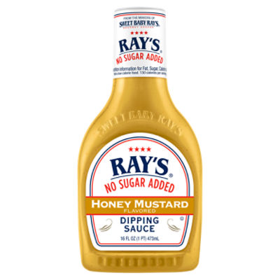 Ray's No Sugar Added Honey Mustard Flavored Dipping Sauce, 16 fl oz ...