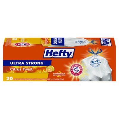 Hefty Ultra Strong Citrus Twist 13 Gallon Trash Bags