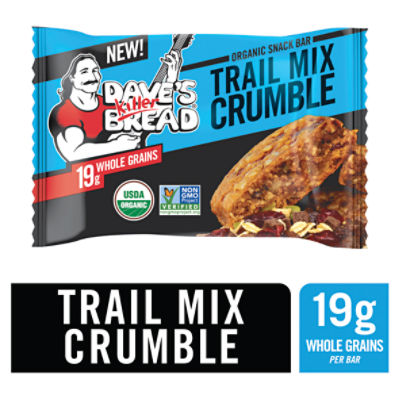 Dave's Killer Bread Trail Mix Crumble Organic Snack Bars, 1.75 oz ...