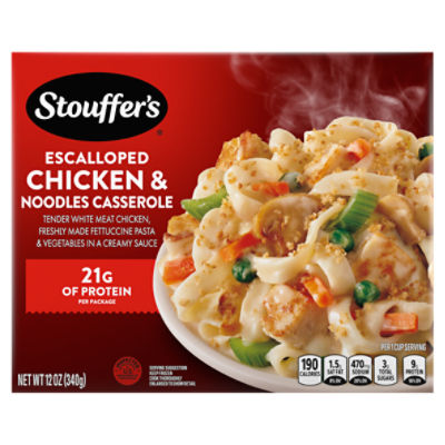 Stouffer's Escalloped Chicken & Noodles Frozen Entrée 12 oz - ShopRite