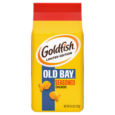 Goldfish Crackers, Limited Edition Old Bay Seasoned Snack Crackers, 6.6 ...
