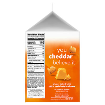 Goldfish Crackers Nutrition Label