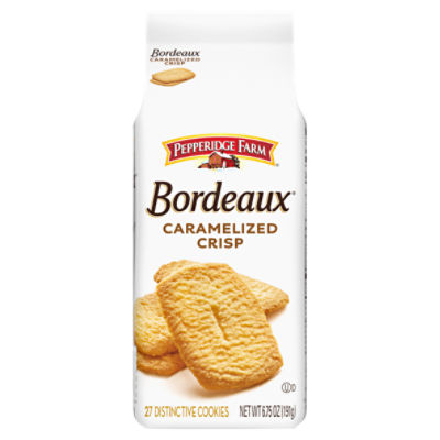 Pepperidge Farm Bordeaux Caramelized Crisp Cookies, 6.75 Oz Bag