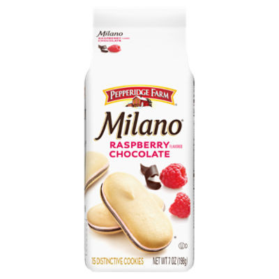 Pepperidge Farm Milano Cookies, Raspberry Chocolate, 7 Oz Bag