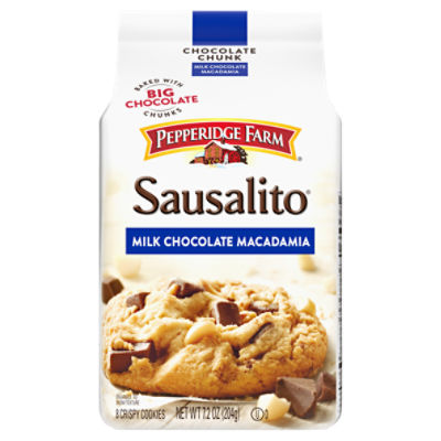Pepperidge Farm Sausalito Crispy Milk Chocolate Macadamia Nut Cookies ...