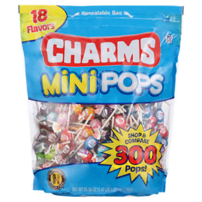 Charms Mini Pops, 300 count, 55.58 oz - ShopRite