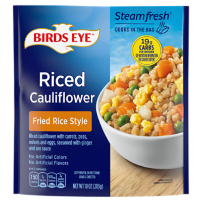 Birds Eye Steamfresh Fried Rice Style Riced Cauliflower 10 Oz The Fresh Grocer