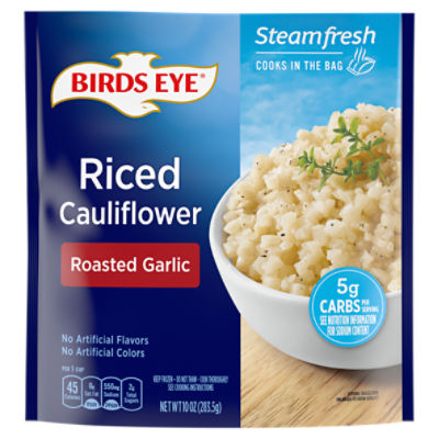 Birds Eye Steamfresh Roasted Garlic Riced Cauliflower, 10 oz